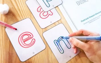 Stampato minuscolo: Flashcards per la lettura e la scrittura alla ...